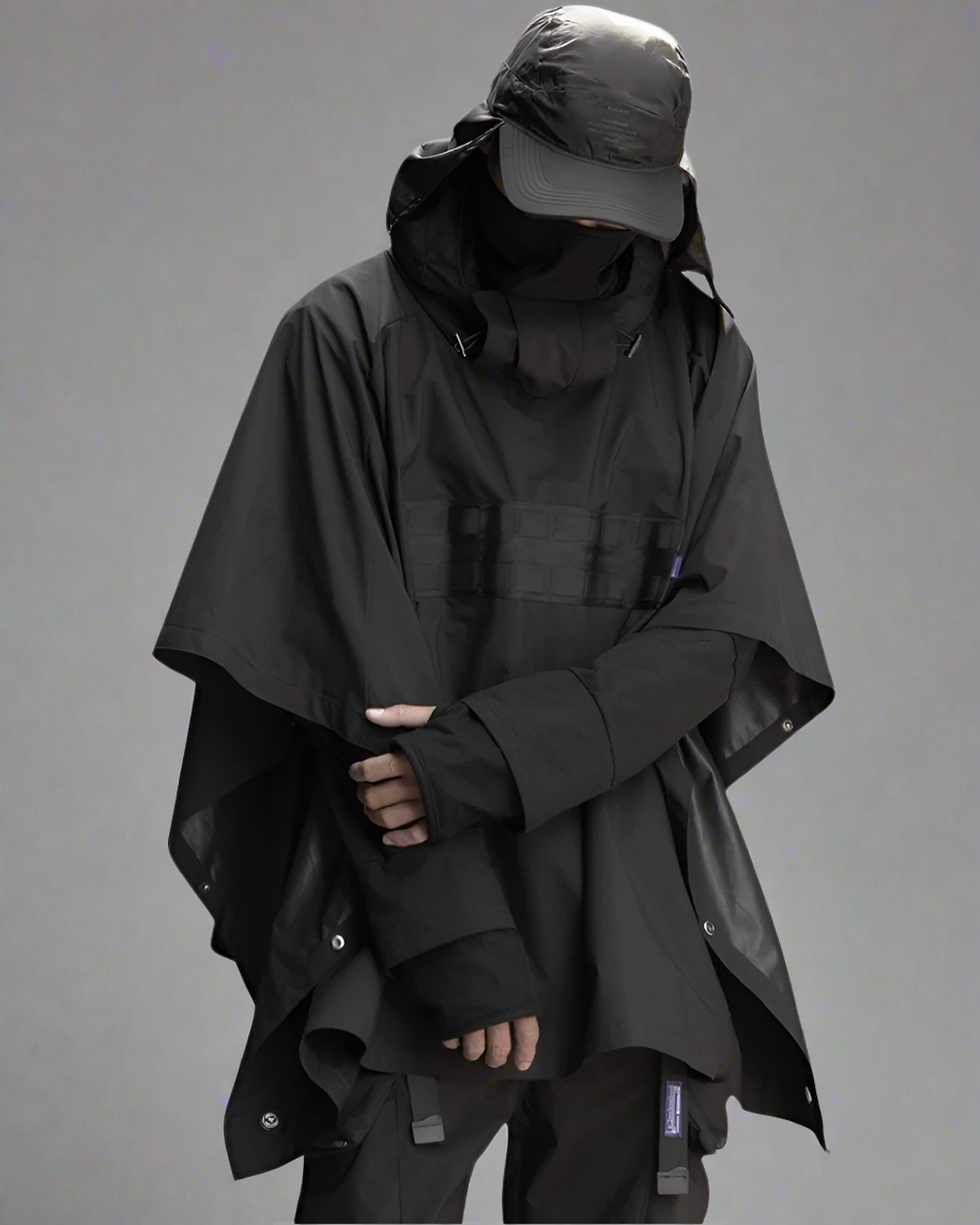 Waterproof Samurai Cloak for Urban Adventures – Imaphotic